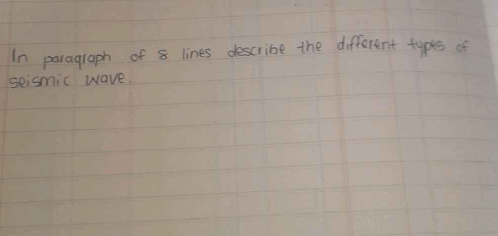 In paragraph of 8 lines describe the | StudyX