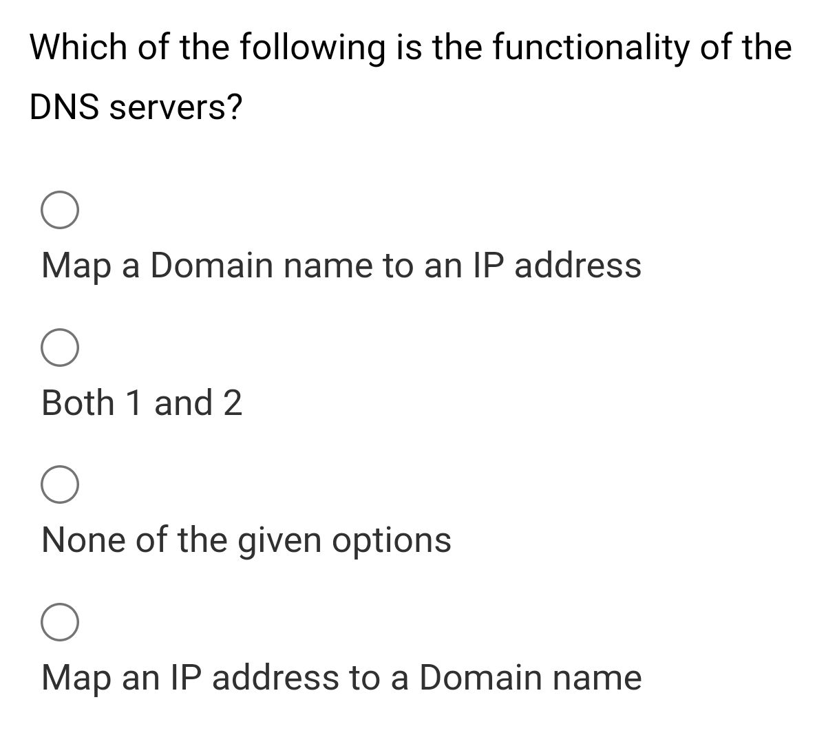 Which of the following is the functionality | StudyX