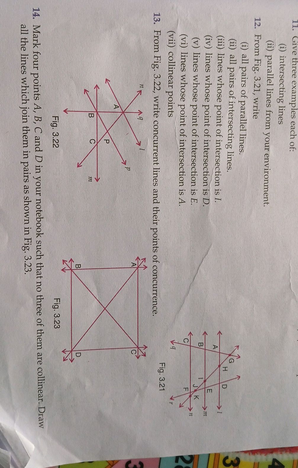 11. Give three examples each of: (i) | StudyX