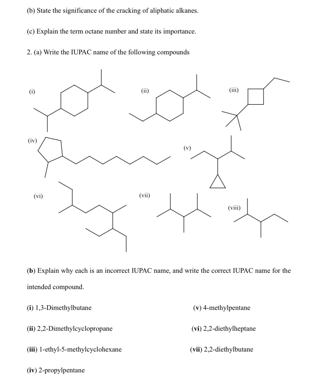 (b) State the significance of the cracking | StudyX