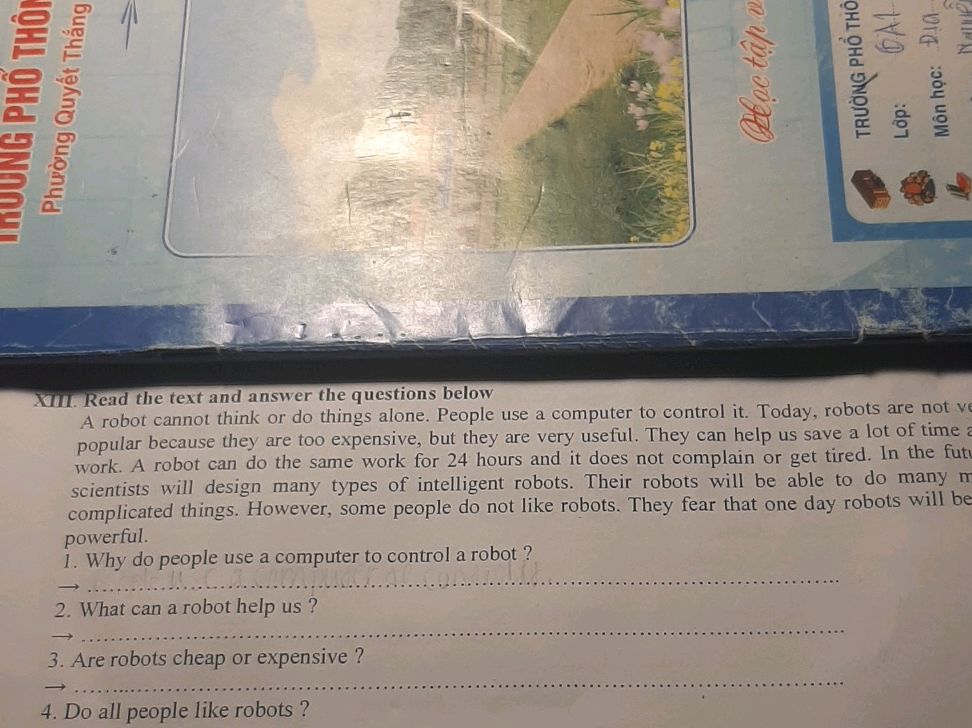 XIII. Read the text and answer the questions | StudyX