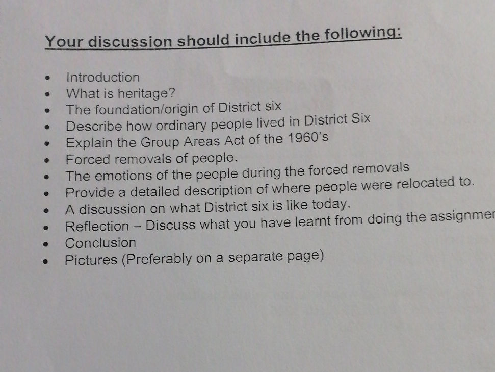 Your discussion should include the | StudyX