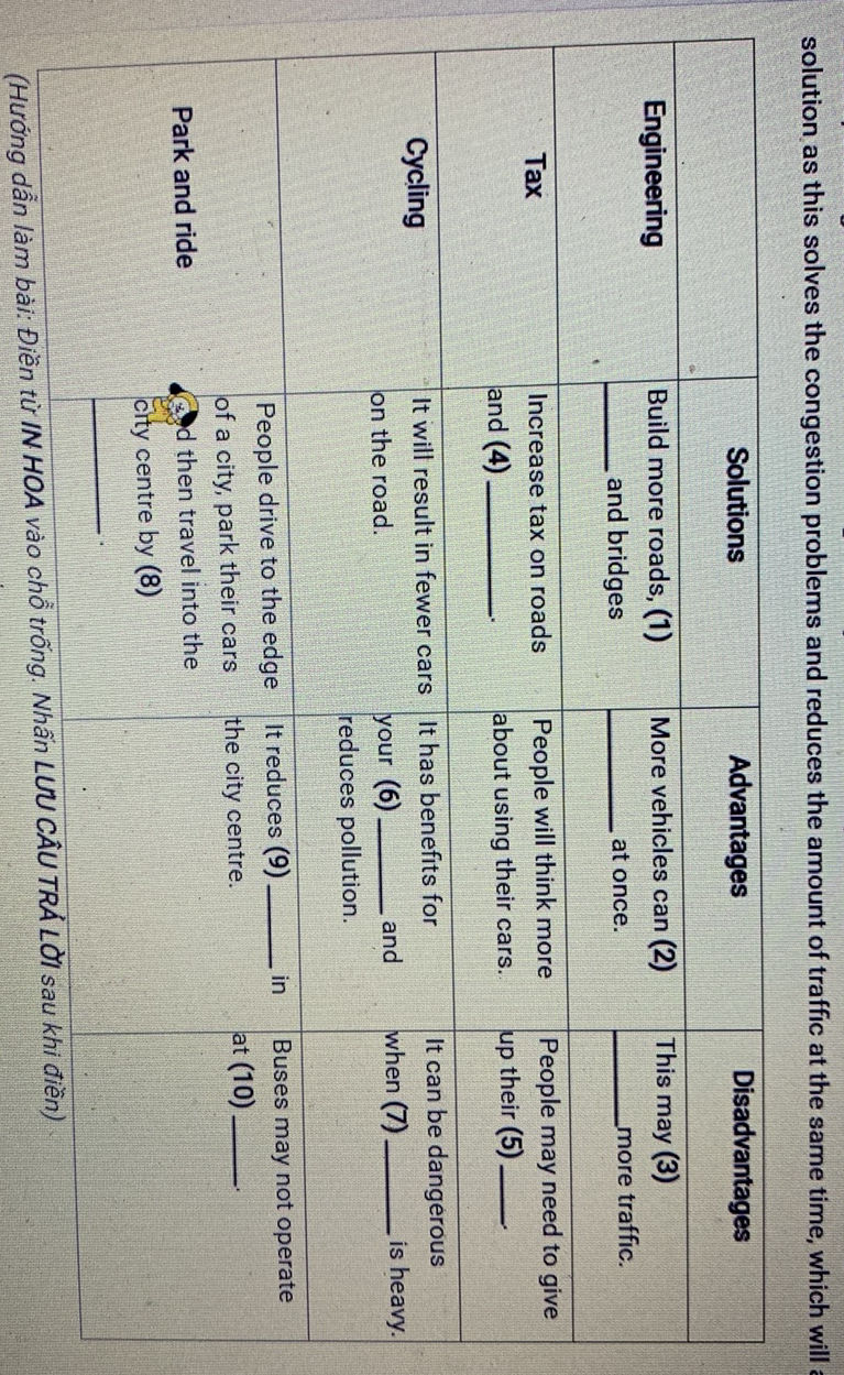 Fill in the blanks: | Solutions | | StudyX