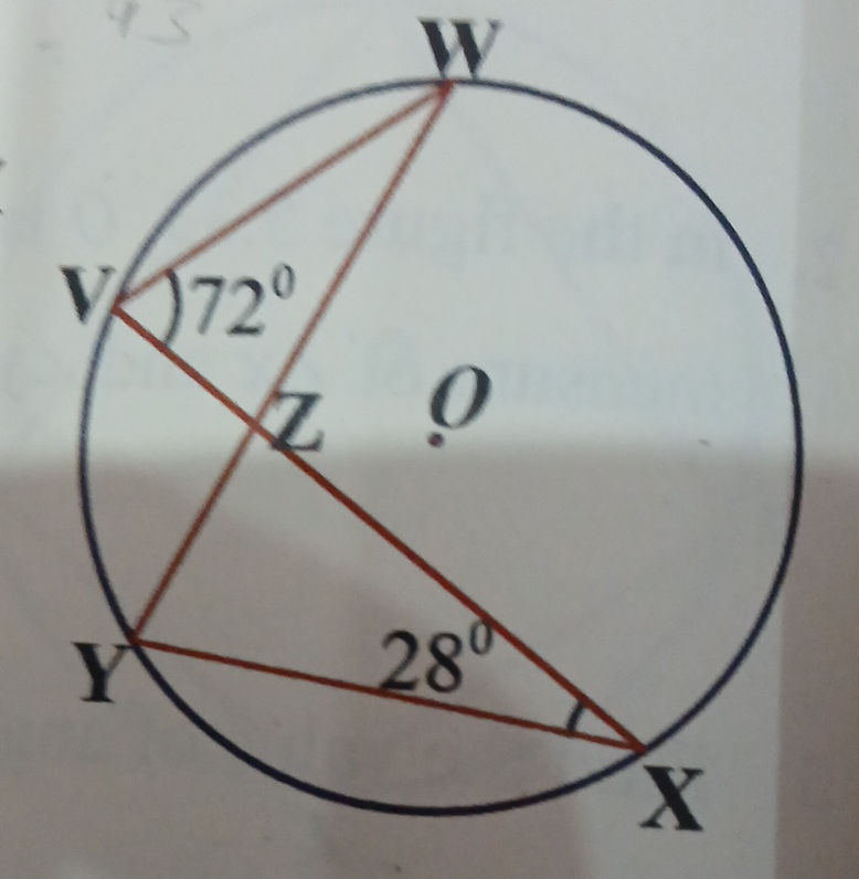 The image shows a circle with several | StudyX