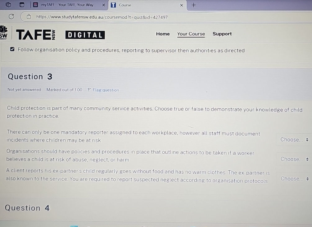 Child protection is part of many community | StudyX