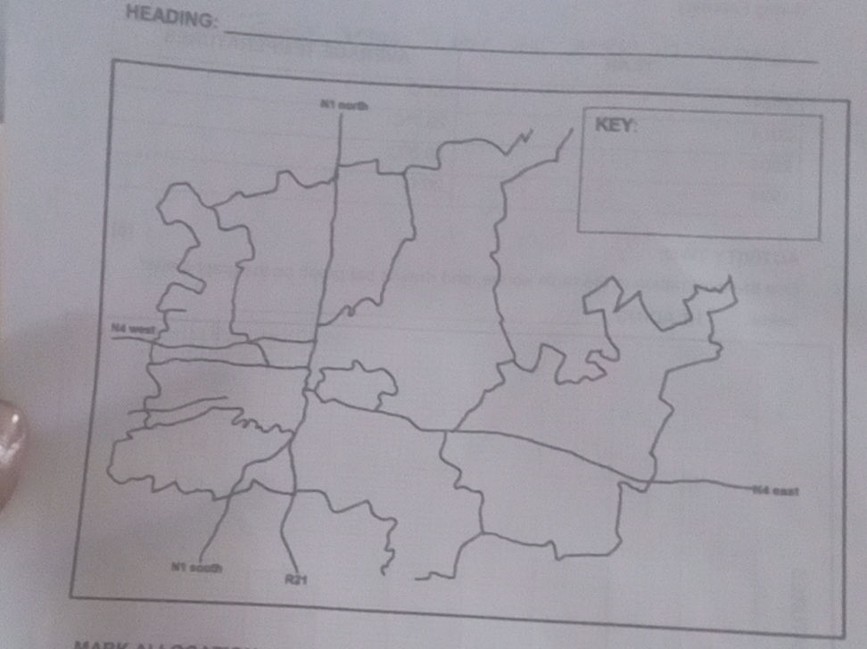 The image contains a map with roads labeled | StudyX