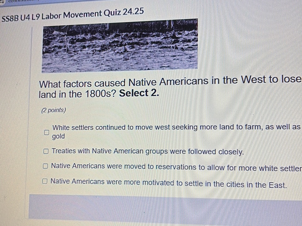 What factors caused Native Americans in the | StudyX
