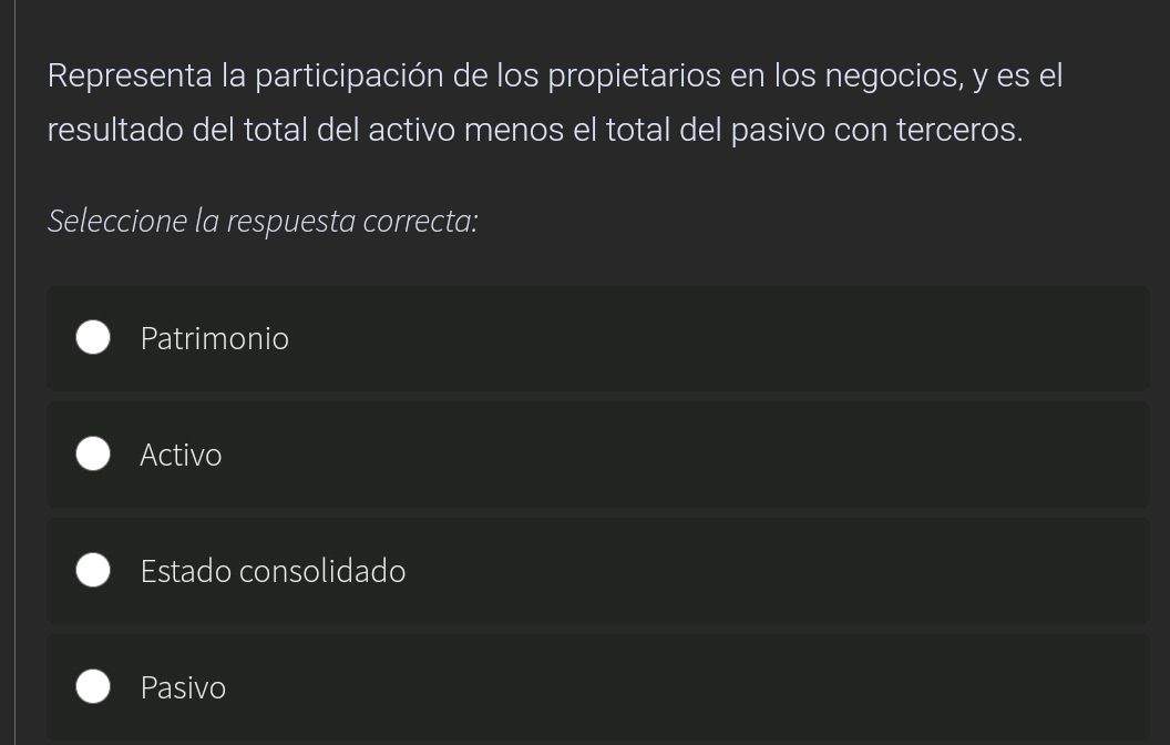 Representa la participación de los | StudyX