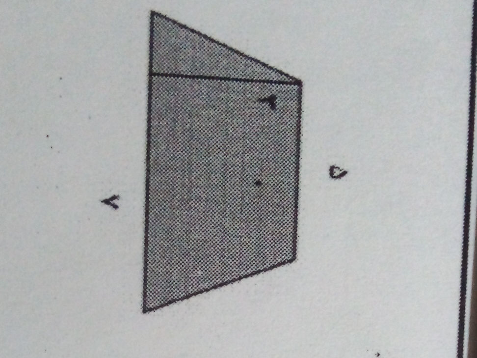 The image shows a 3D shape. The question is | StudyX
