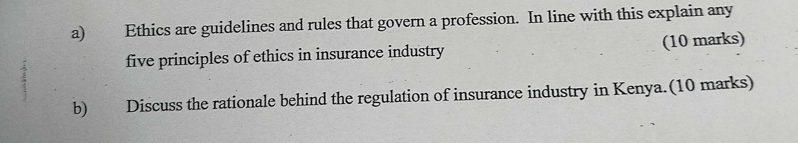 a) Ethics are guidelines and rules that | StudyX