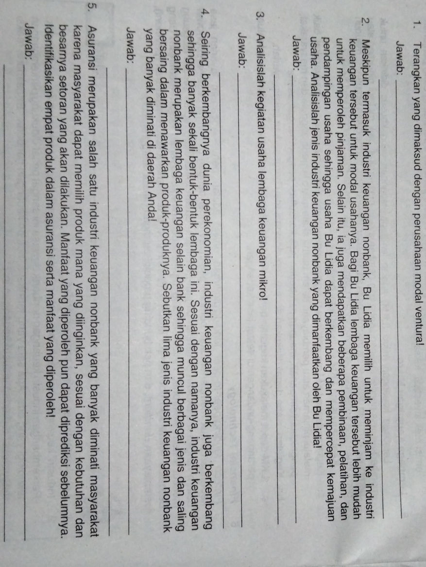 1. Terangkan yang dimaksud dengan perusahaan | StudyX