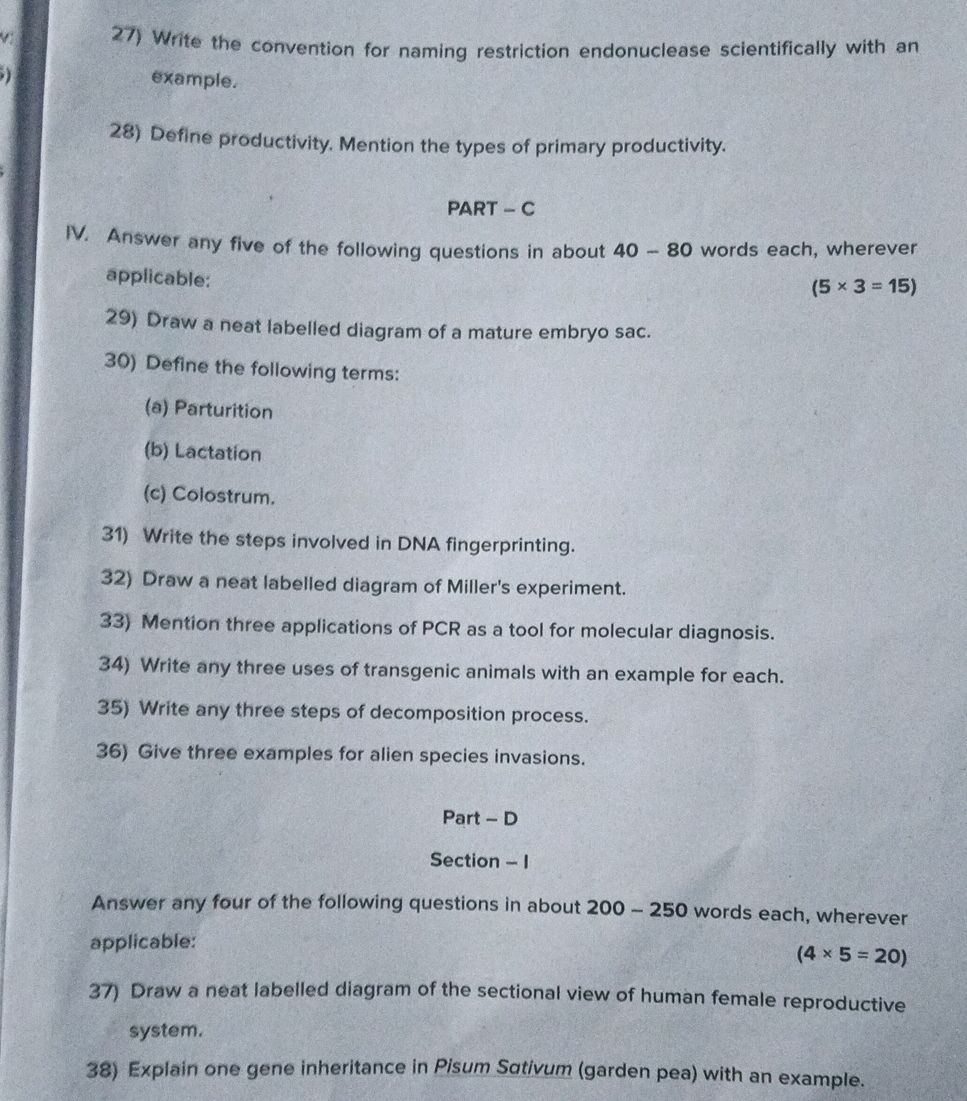 27) Write the convention for naming | StudyX