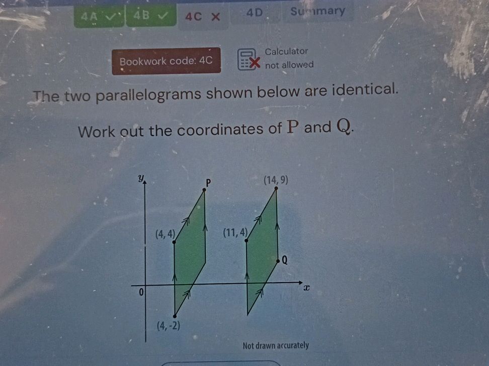 The two parallelograms shown below are | StudyX