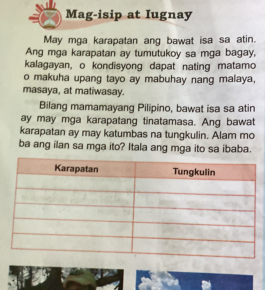 May mga karapatan ang bawat isa sa atin. Ang | StudyX