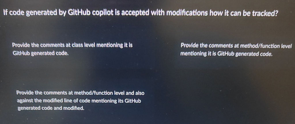 If code generated by GitHub copilot is | StudyX