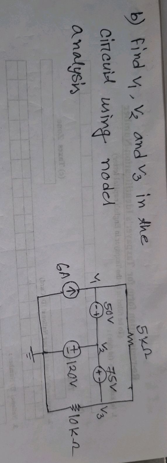 b) Find $v_1$, $v_2$ and $v_3$ in the | StudyX