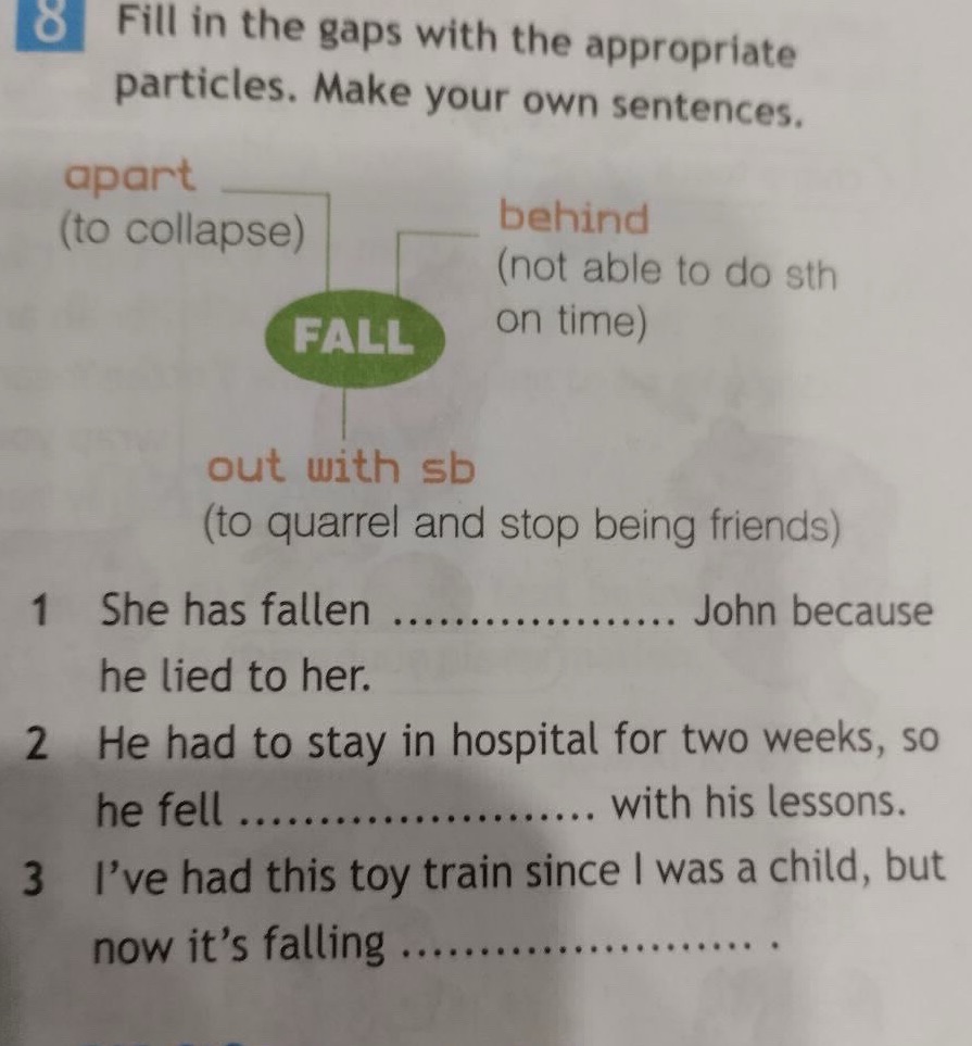 Fill in the gaps with the appropriate | StudyX