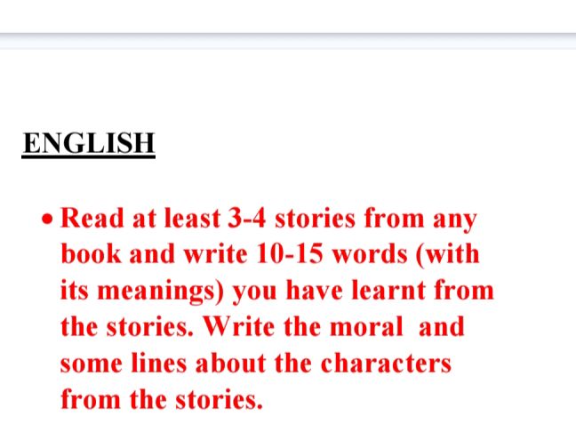 Read at least 3-4 stories from any book and | StudyX