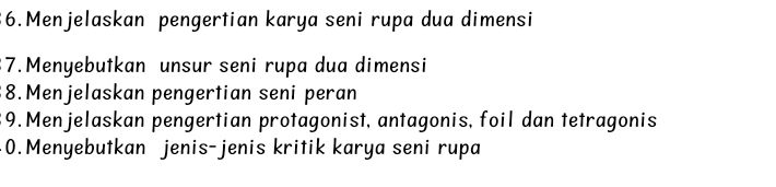 6. Menjelaskan pengertian karya seni rupa | StudyX