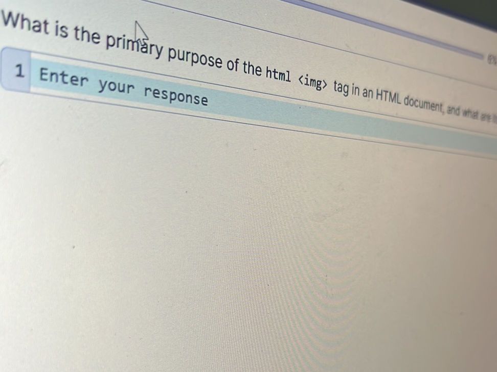 What is the primary purpose of the html tag | StudyX
