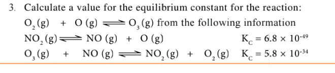 3. Calculate a value for the equilibrium | StudyX