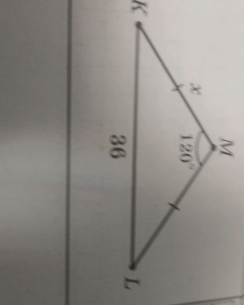 In the given figure, find the value of *x*. | StudyX