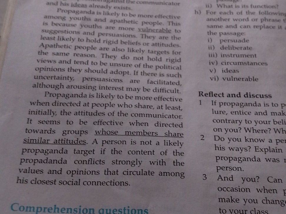 ii) What is its function? h) For each of the | StudyX