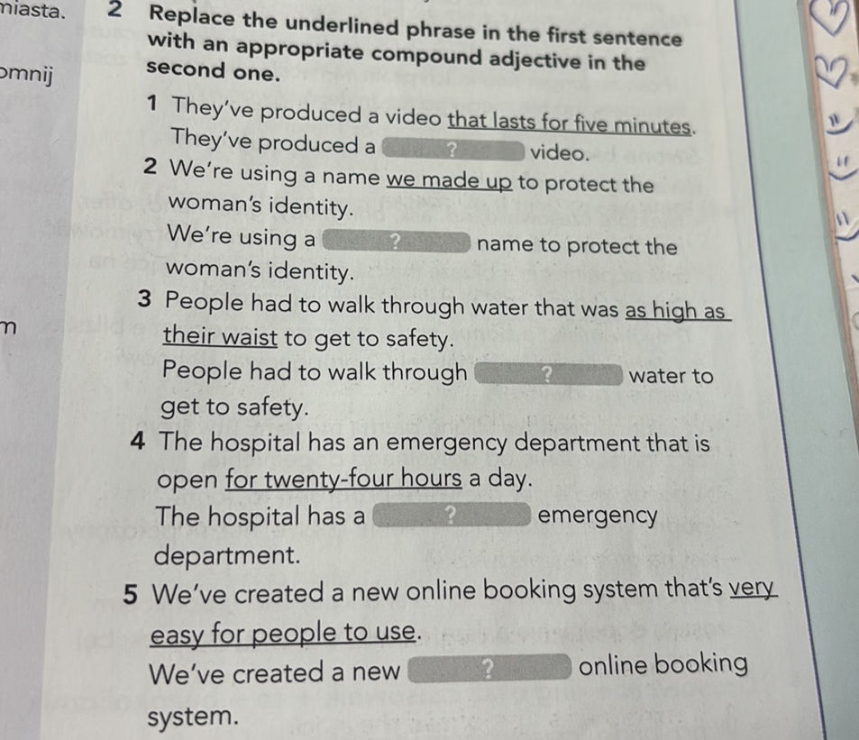 2 Replace the underlined phrase in the first | StudyX