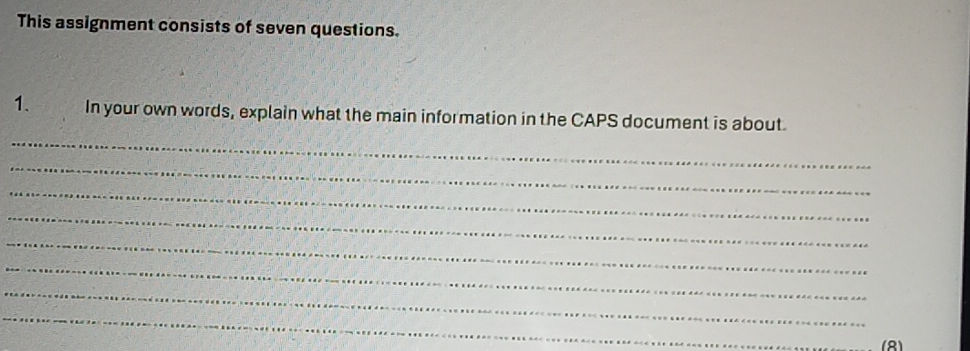 1. In your own words, explain what the main | StudyX