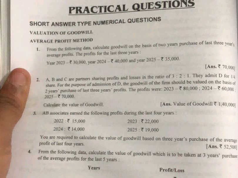 1. From the following data, calculate | StudyX