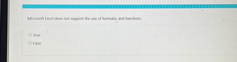 Microsoft Excel does not support the use of | StudyX