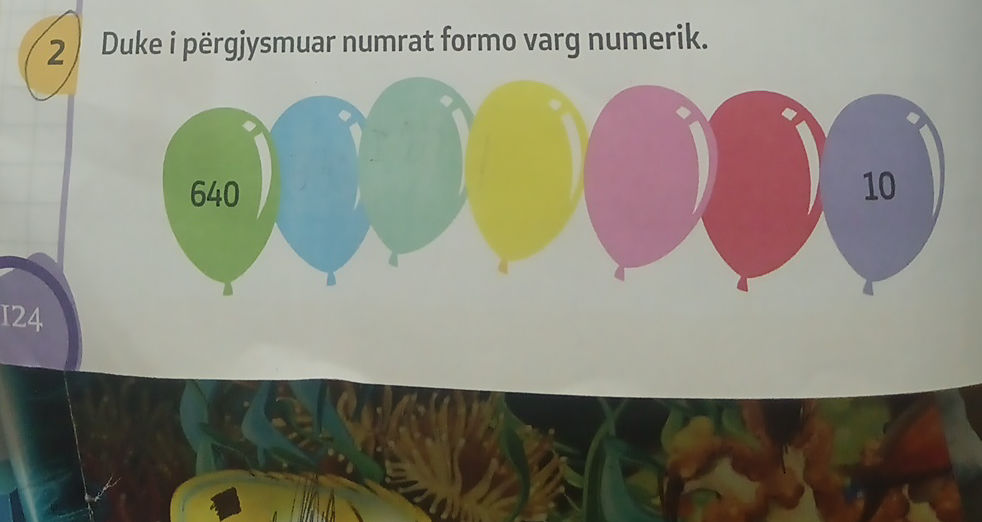 Duke i përgjysmuar numrat formo varg | StudyX