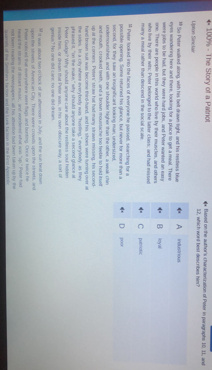 Based on the author's characterization of | StudyX