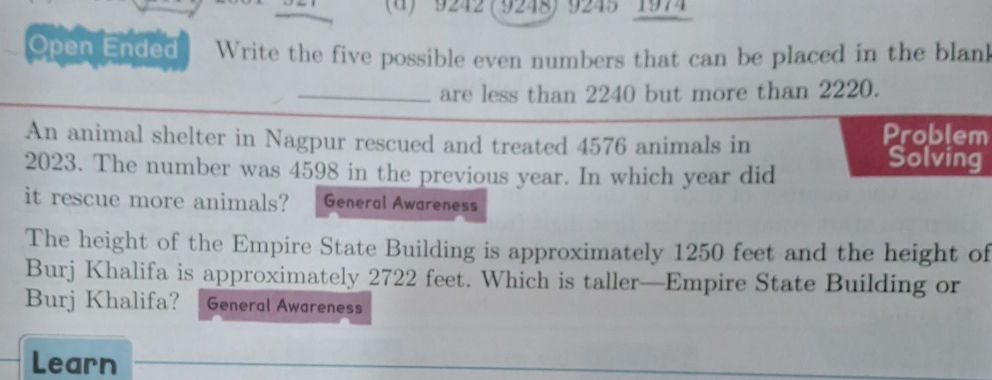 Write the five possible even numbers that | StudyX