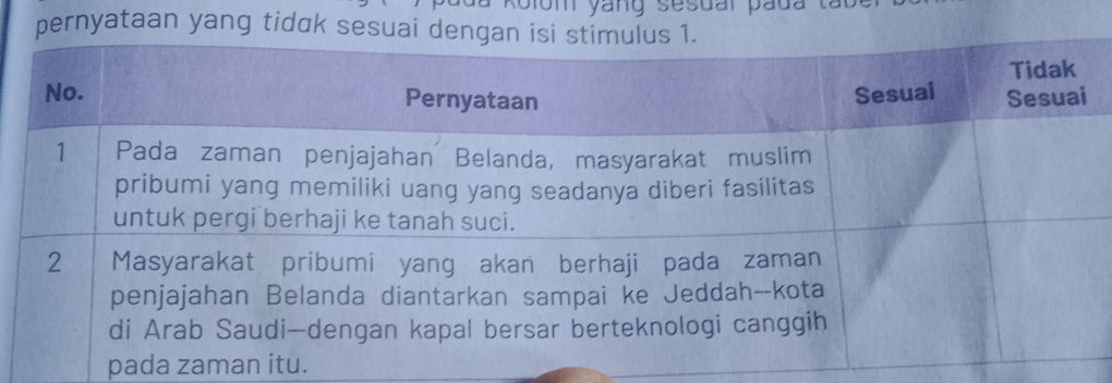pernyataan yang tidak sesuai dengan isi | StudyX