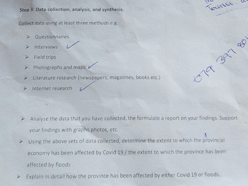 Step 3: Data collection, analysis, and | StudyX