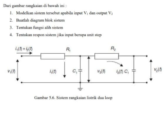 Dari gambar rangkaian di bawah ini: 1. | StudyX