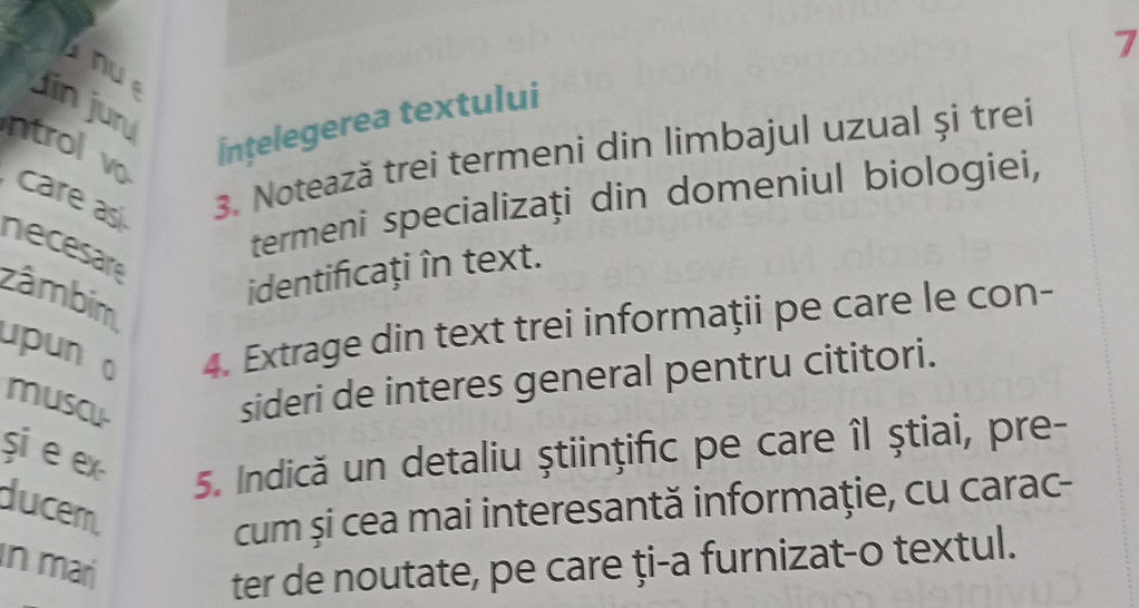 3. Notează trei termeni din limbajul uzual | StudyX
