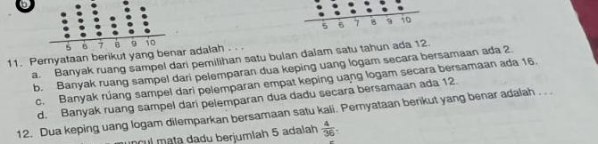 11. Pernyataan berikut yang benar adalah... | StudyX