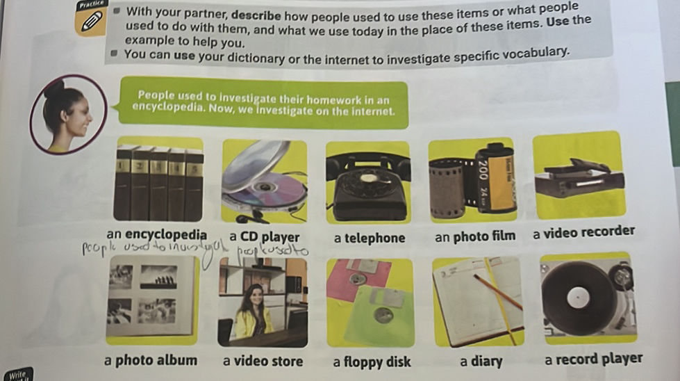 With your partner, describe how people used | StudyX