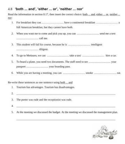 4.8 'both... and', 'either... or', | StudyX