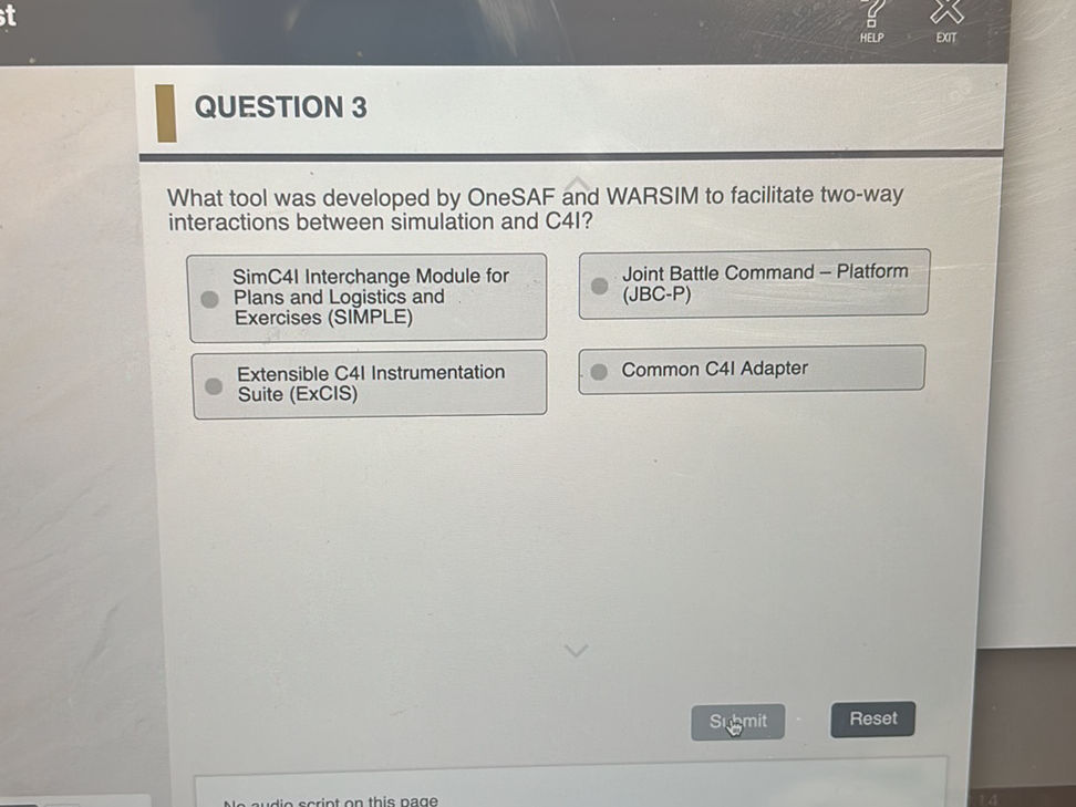 What tool was developed by OneSAF and WARSIM