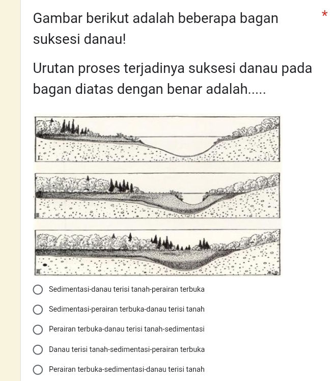 Gambar berikut adalah beberapa bagan suksesi | StudyX