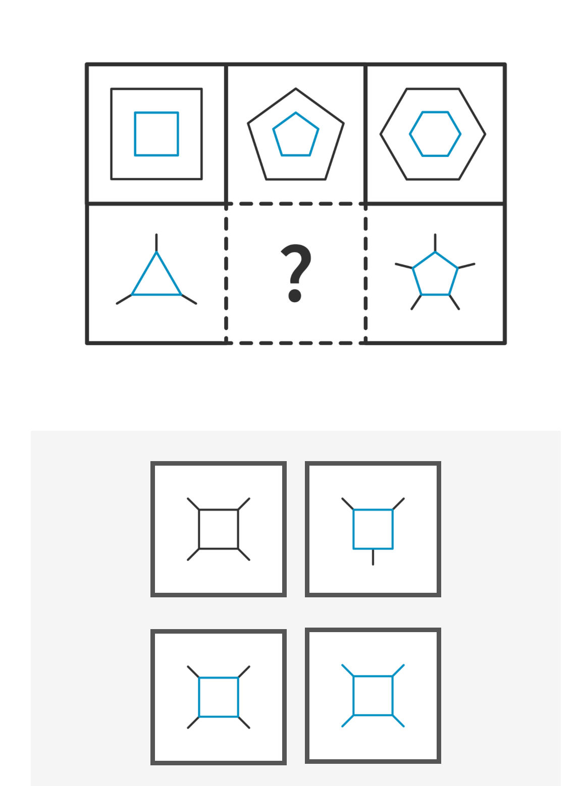 Which figure completes the pattern? | StudyX