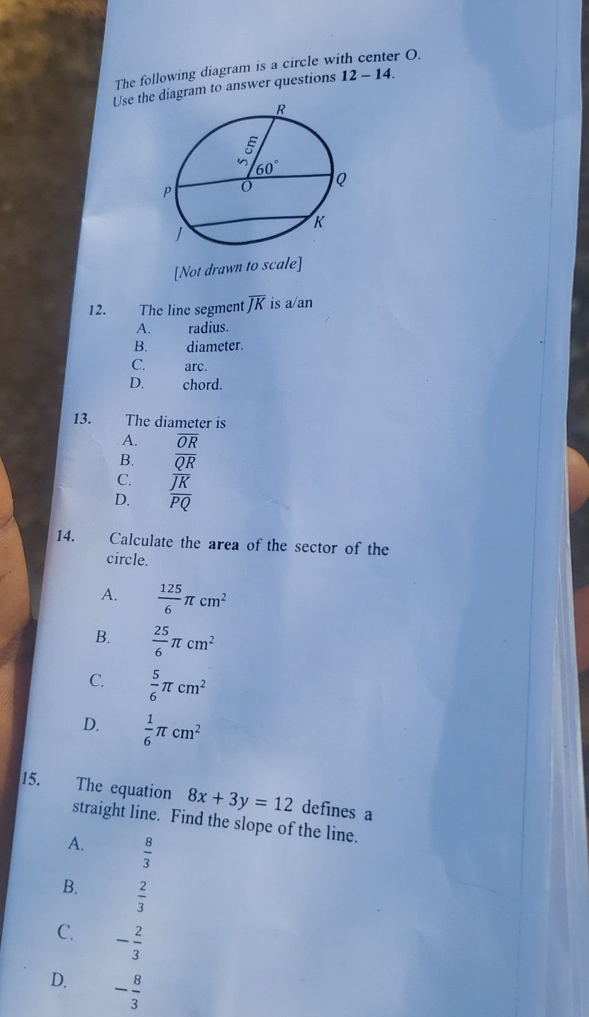 The following diagram is a circle with | StudyX