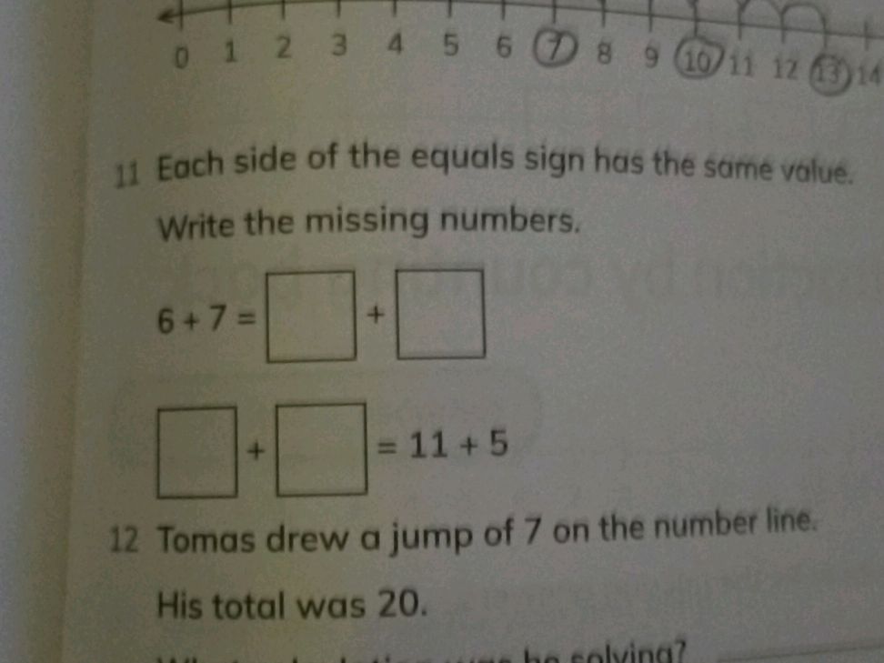 11 Each side of the equals sign has the same | StudyX