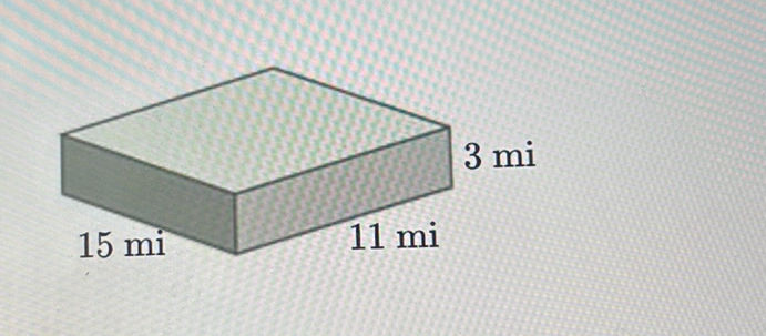 The image shows a rectangular prism with | StudyX
