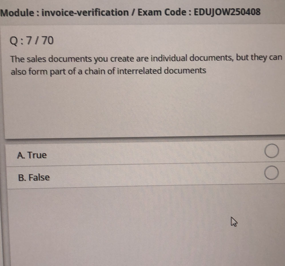 The sales documents you create are | StudyX