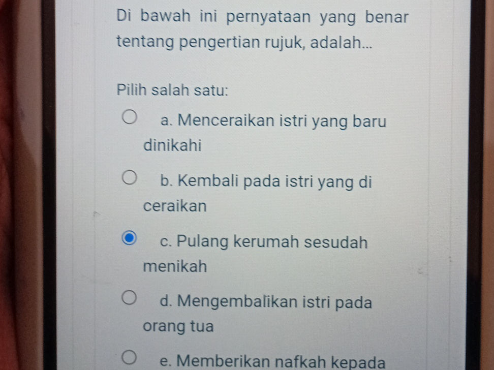 Di bawah ini pernyataan yang benar tentang | StudyX