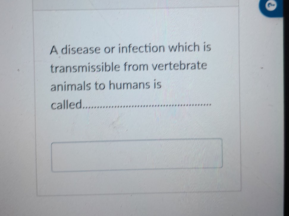 A disease or infection which is | StudyX